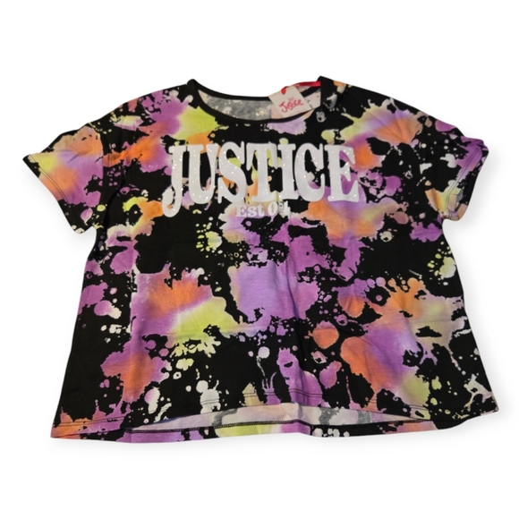 Justice | Shirts & Tops | Justice Tie Dye Boxy Tee | Poshmark
